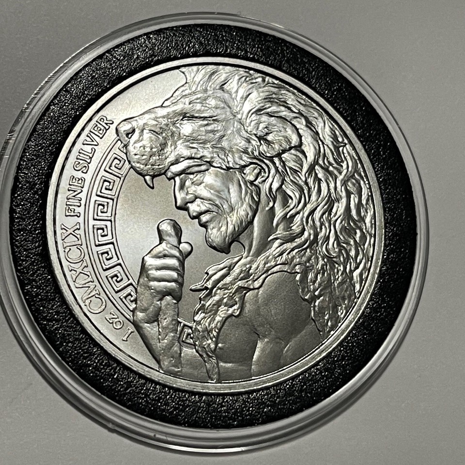 Mares Of Diomedes Hercules VIII Rare Coin 1 Troy Oz .999 Fine Silver ...