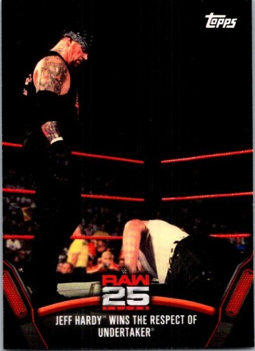 2018 Topps WWE Then Now Forever #RAW-19 Jeff Hardy Wins The Respect ...
