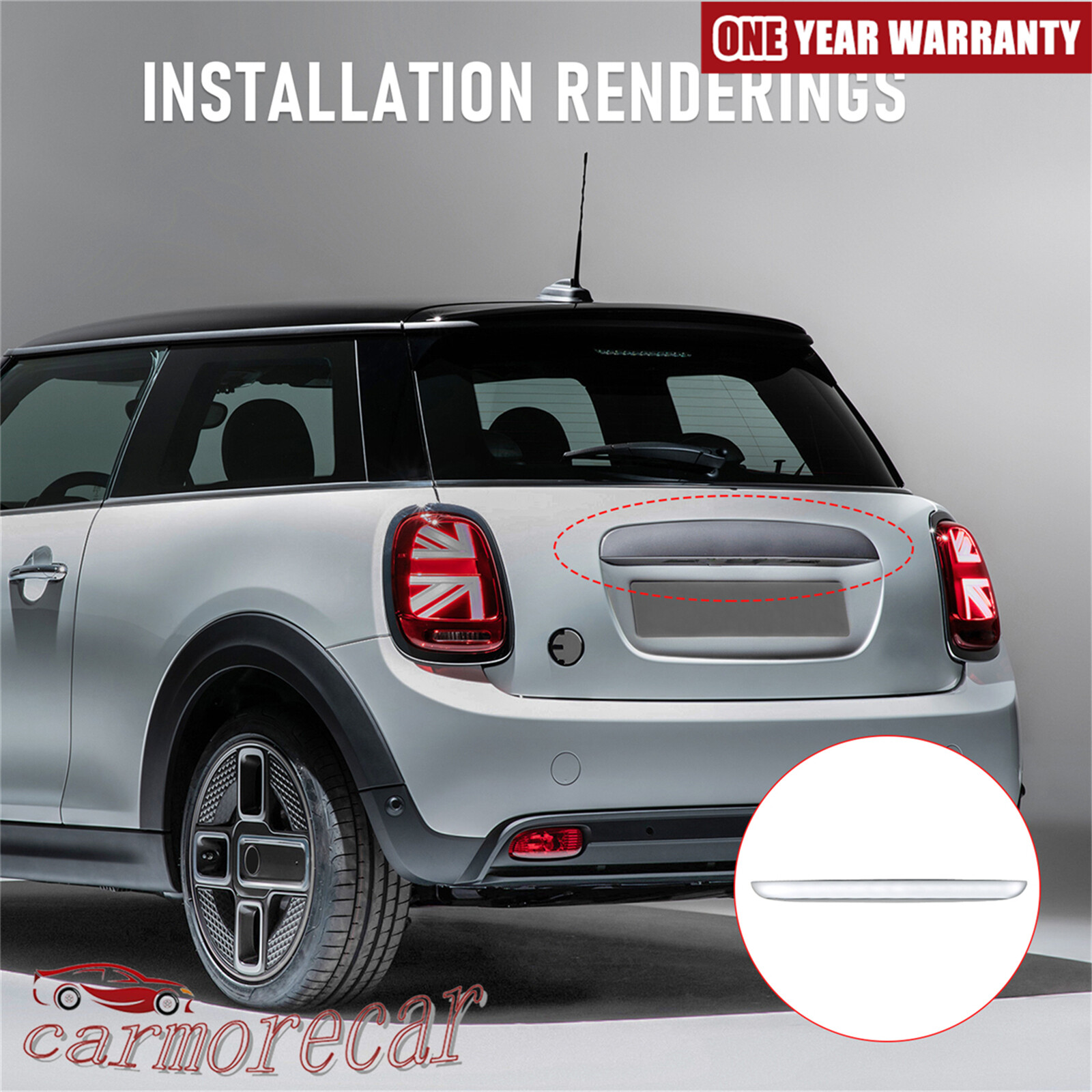 Chrome Rear Trunk Boot Handle Grip Lid For Mini Cooper 2007-2015 ...