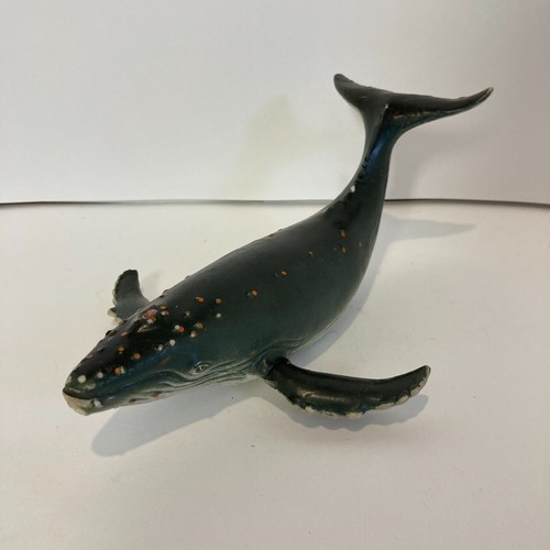 Vintage AAA Toys Humpback Whale Figure Realistic 8" Hard Rubber Animal ...