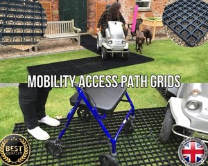MOBILITY WHEELCHAIR ACCESS PATH GRID SCOOTER RAMP PLASTIC GRASS PROTECT ...