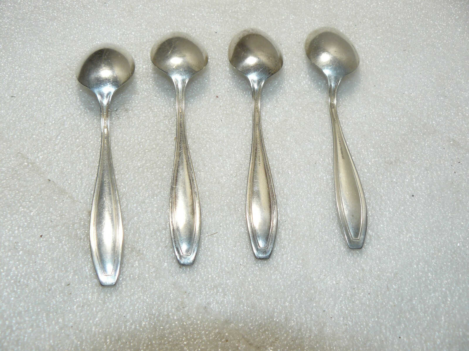 4 Simeon L. & George H. Rogers Spoons Pat. Apr 17-17 - Adonis/Niagara ...