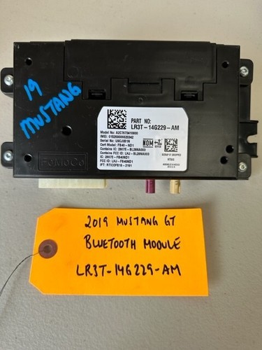 19 FORD MUSTANG 5.0 GT S550 OEM TELEMATICS BLUTOOTH MODULE LR3T-14G229 ...