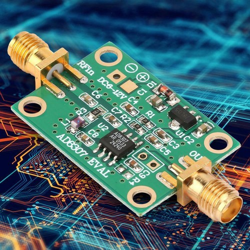 AD8307 RF Power Meter Logarithmic Testing Detector 0.1-600M -75~+15dBm ...