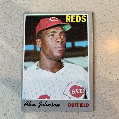 1970 Topps Alex Johnson # 115 Cincinnati Reds Baseball Card | eBay