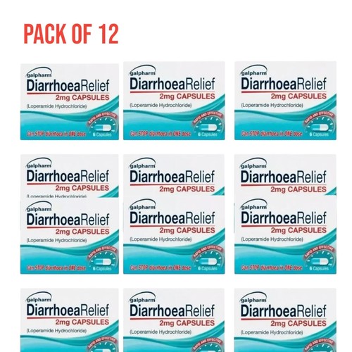 72 Capsule GENERIC - Imodium Diarrhoea Relief 12 X 6 Capsules BRAND MAY ...