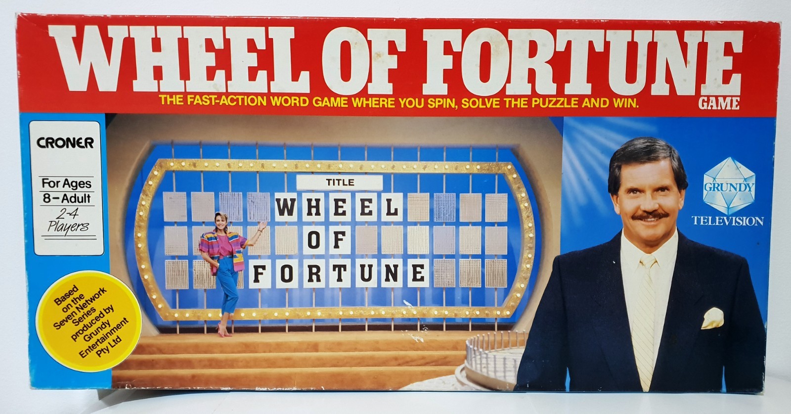 Vintage 1987 CRONER TOYS - WHEEL OF FORTUNE Baby John Burgess Action ...