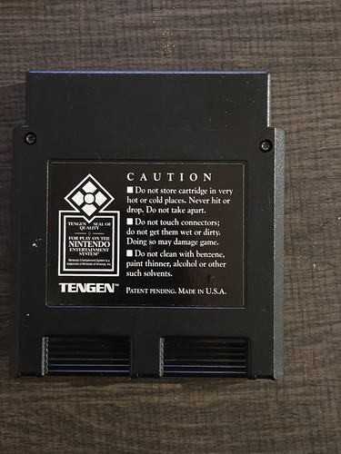 Ms. Pac-Man Tengen Arcade Game for Nintendo NES 1990 Edition. Cleaned ...