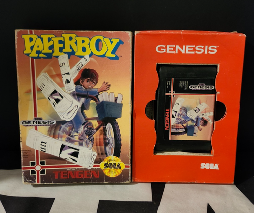 Paperboy 1991 SEGA GENESIS Vintage Original w Case Box and Insert | eBay