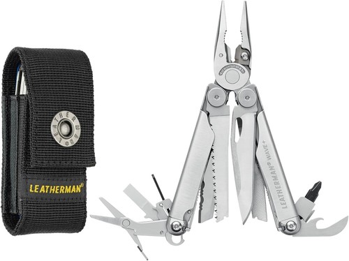 Leatherman Wave Plus Multi-Tool 17 Function MPT 832531 Stainless Steel W Sheath | eBay