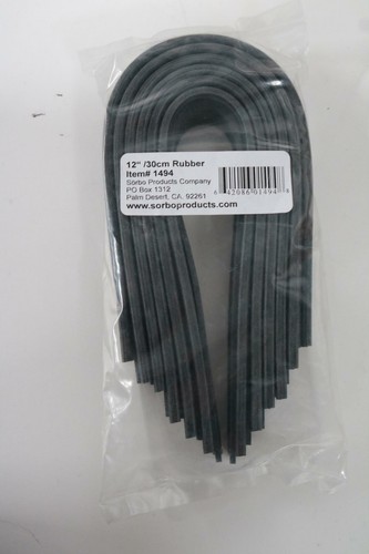 12x Pack Lot 12" (30cm) Rubber Window Squeegee Blade Replacement Sorbo ...