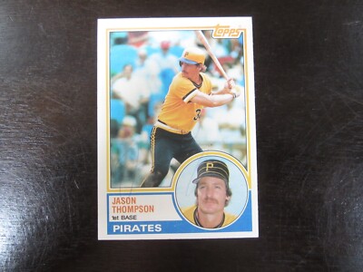 1983 Topps # 730 Jason Thompson Autograph Signed Card (B) Pittsburgh ...