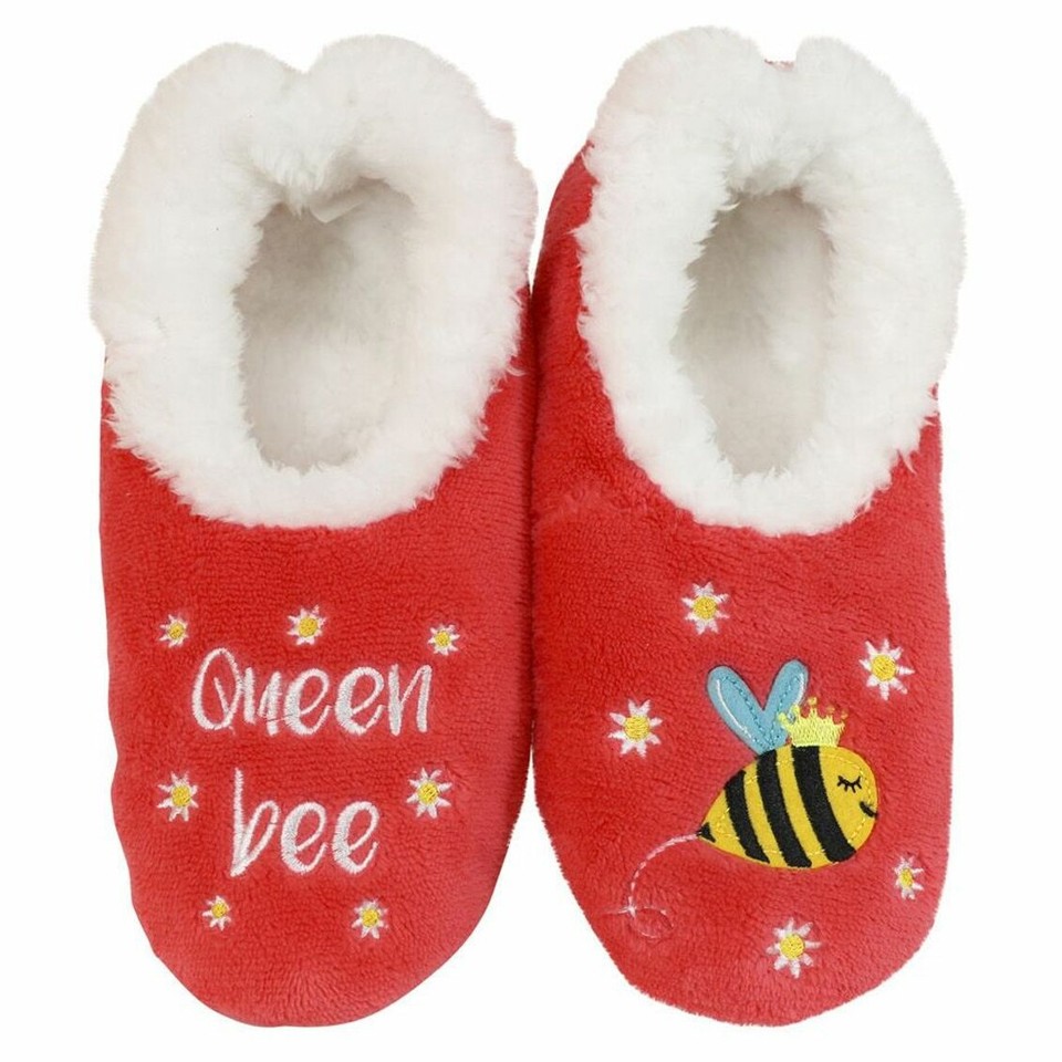 Slumbies Pairables TIE CHENILLE Style NonSlip Soft Slipper SLOTH BEE 50 ...
