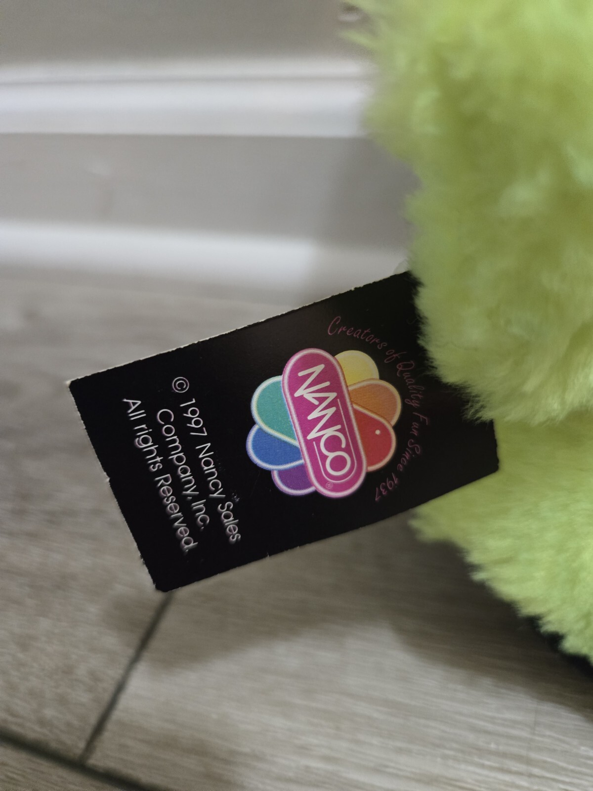 Vintage Nanco Martian Ambassador Plush Green Alien Black Robe Hood ...