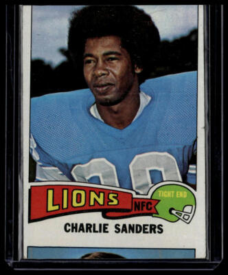 1975 Topps #445 Charlie Sanders Miscut | eBay