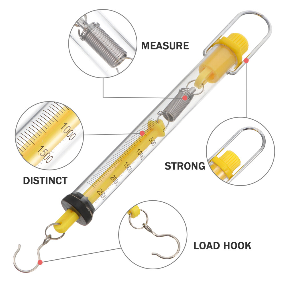 4 Pcs Plastic Tubular Spring Scale Portable Scales for to Stretch | eBay