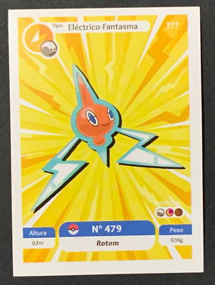 POKEMON HOENN & SINNOH Sticker MC #209 ROTOM South America Edition PERU ...