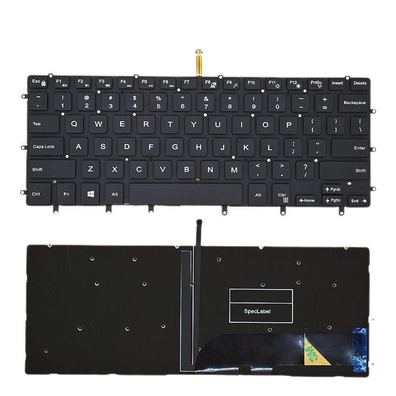 Laptop keyboard for DELL 9550 9560 9570 M5510 XPS15 7590 7558 7568 P56F ...