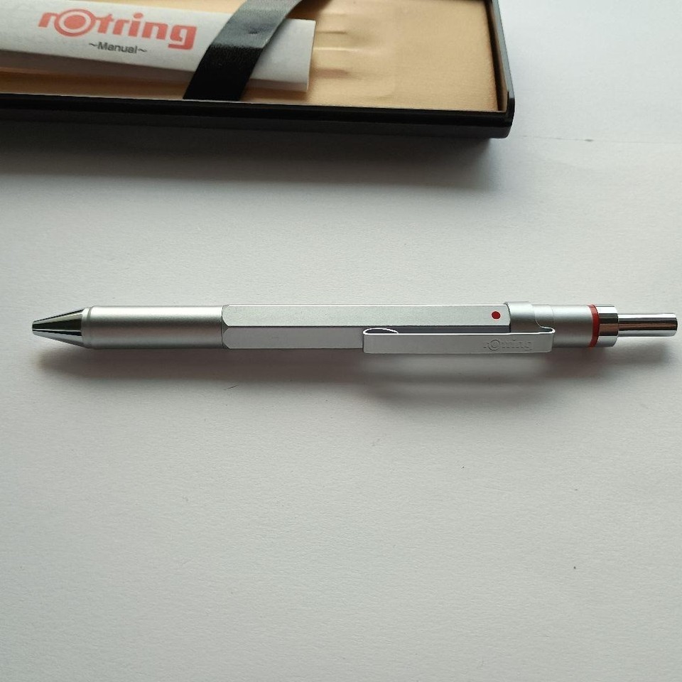 Rotring Newton Trio 3in1 Silver Multi Pen Ballpoint Pencil Stylus | eBay