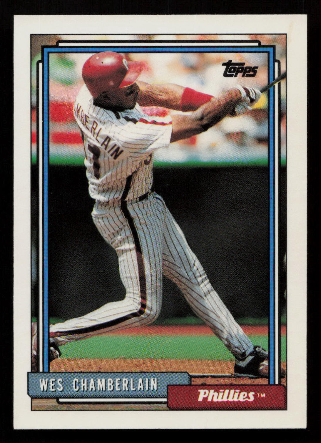 1992 Topps Wes Chamberlain #14 Philadelphia Phillies Baseball Card | eBay