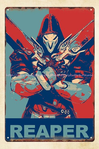 reaper metal tin sign reproductions for business | eBay Australia