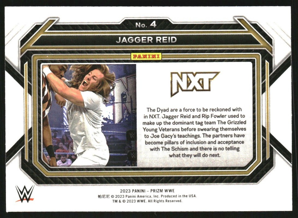 2023 Panini Prizm WWE #4 Jagger Reid | eBay