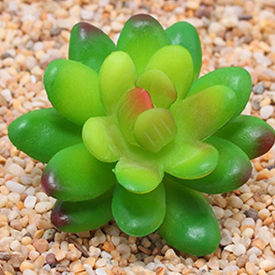 12 Pcs Mini Artificial Random Succulent Plant Decor Unpot Simulation ...