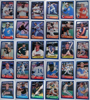 1986 Fleer Baseball Cards Complete Your Set You U Pick From List 221 ...