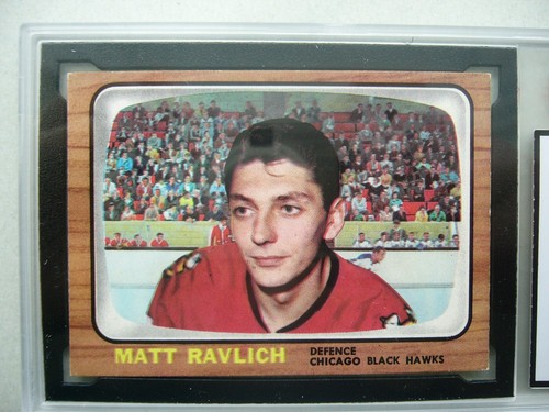 1966/67 TOPPS NHL HOCKEY CARD #58 MATT RAVLICH KSA 8 NM/MINT SHARP!! 66 ...