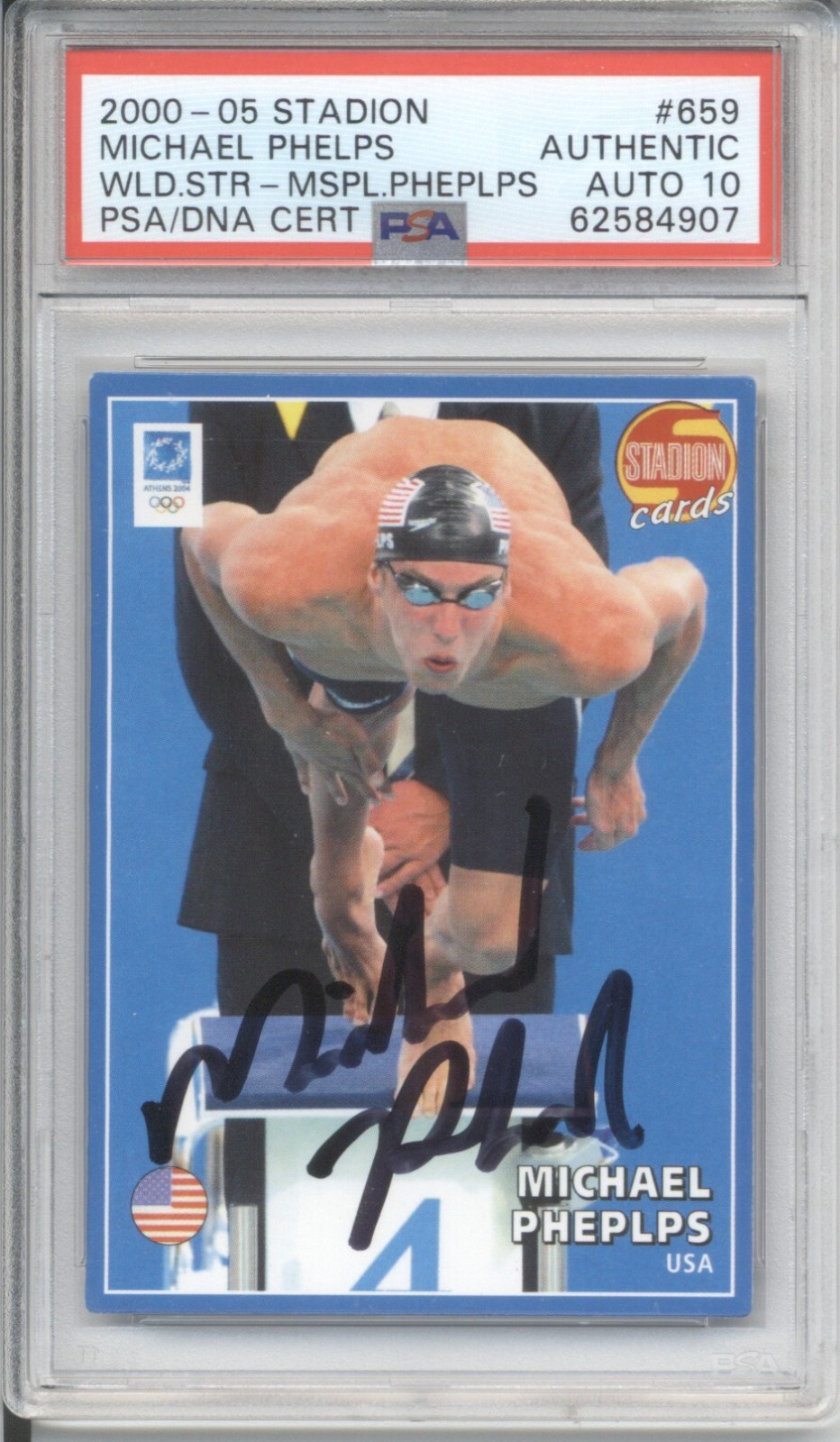 Michael Phelps Autographed Memorabilia | Signed Photo, Jersey ...