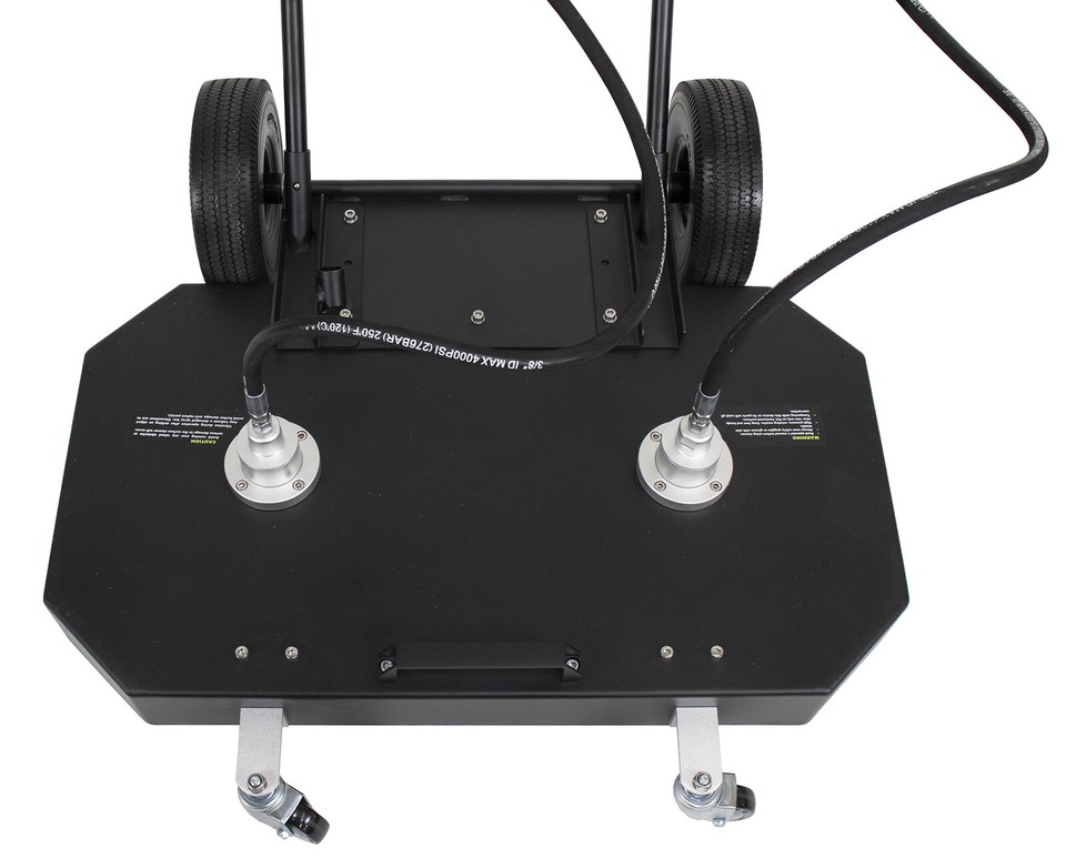 36" Flat Surface Cleaner Hot Cold Water Power Pressure Washer Concrete ...