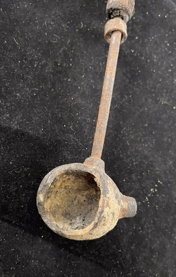 Vintage Small Ladle For Pouring Molten Lead W/Pouring Spout, Poss Civil ...