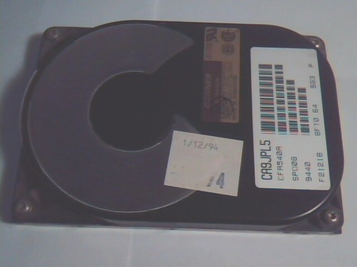 HDD Hard Drive Disk IDE Conner CFA540A SPD08 F21218 8FT0.64 SG3 9440 3. ...
