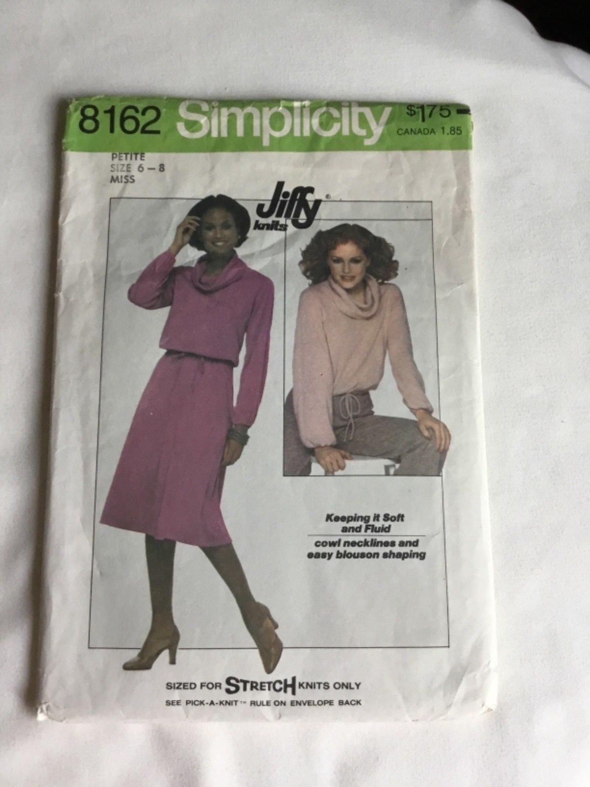 Vtg Womens Pattern Simplicity #8162 Size Petite 6-8 Misses 1977 | eBay