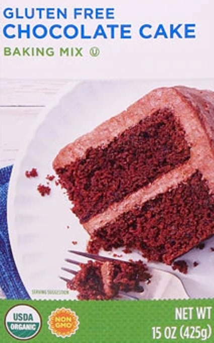 Simple Truth Organic Gluten Free Chocolate Cake Baking Mix Non GMO - 15 ...