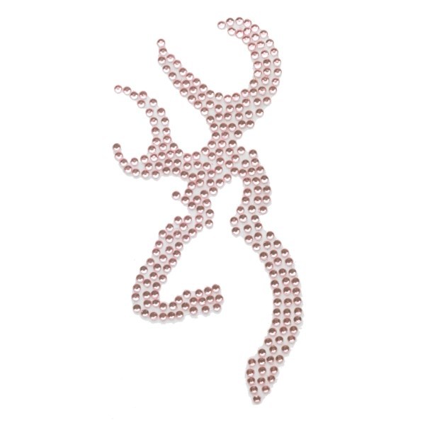 Browning Buckmark Pink Bling Decal - Car Truck Auto Buck Logo Sticker ...