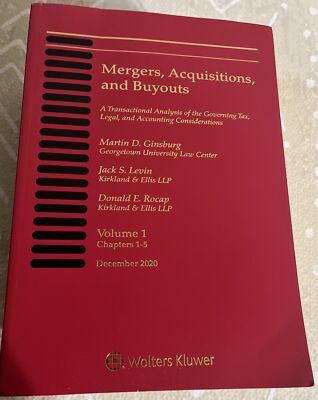 Mergers, Acquisitions, Buyouts: December 2020 Edition,Rocap, Donald E ...