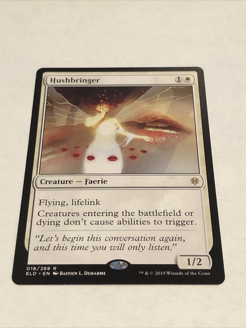 MTG Hushbringer Promo Pack: Throne of Eldraine 018/269 Regular Promo ...