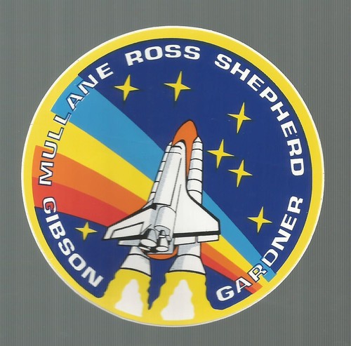 NASA SHUTTLE ATLANTIS STS-27 CREW PATCH SPACE DECAL STICKER 3 1/2" | eBay