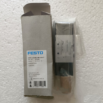 1PC Festo VUVS-L20-M52-MD-G18-F7 575250 Solenoid Valve New Free ...