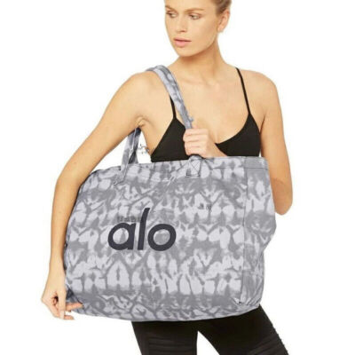 New Alo Yoga Canvas Shoulder Bag Large Capacity Shopping Bag Sports ...