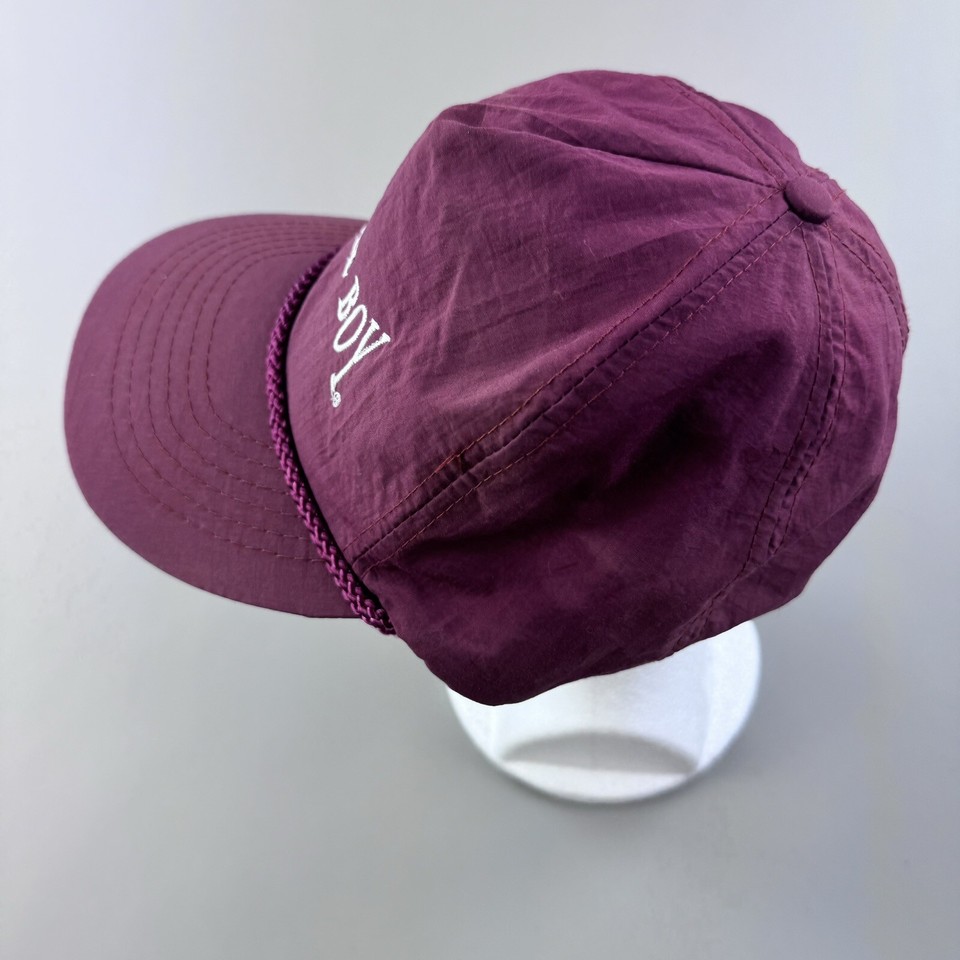 Bugle Boy Hat Cap Men Vintage Otto 90s Streetwear Logo Clothing Red Strapback | eBay