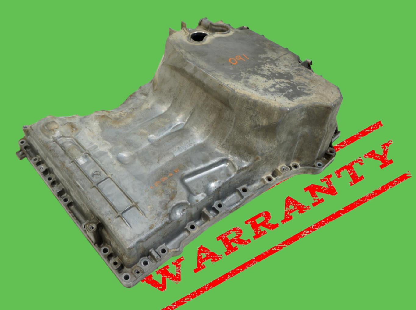 12-2014 mercedes w204 c250 slk250 m271 1.8l lower oil pan section ...