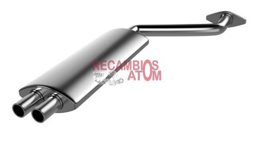 Rear silencer for Ford Fiesta.1.1i bosal 154-799 | eBay