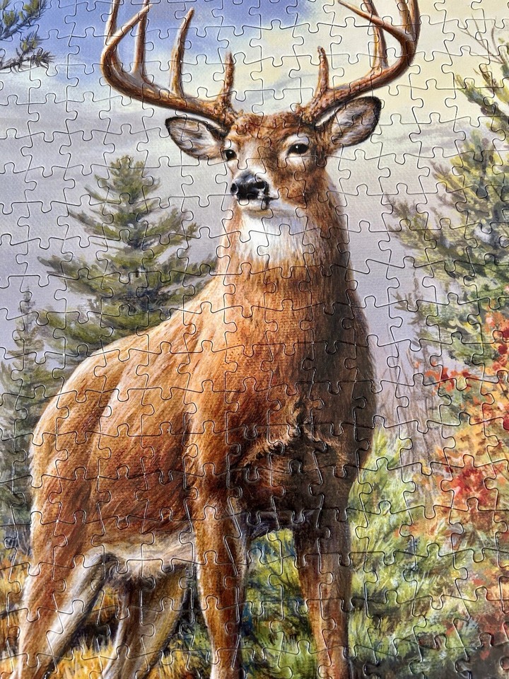 Buffalo Games Standing Proud 1000 pc Puzzle Buck Deer Complete | eBay