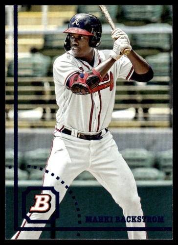 2022 Bowman Heritage Prospects #BHP-15 Mahki Backstrom Atlanta Braves ...