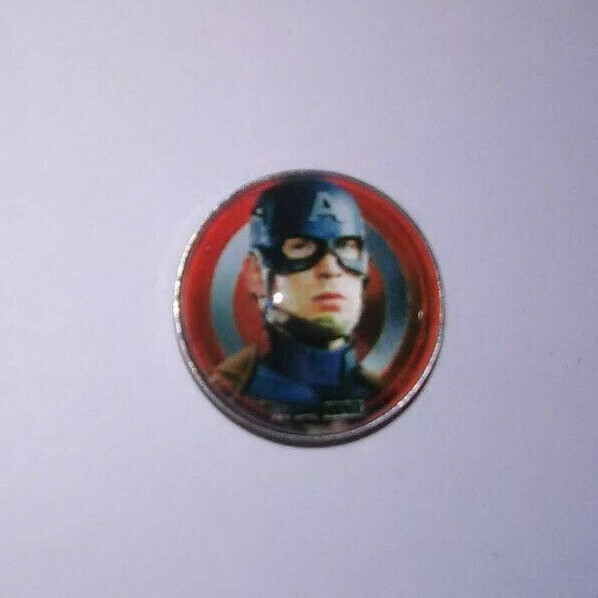 Marvel Avengers Super Hero Leather Snap Bead Button Bracelet {You ...