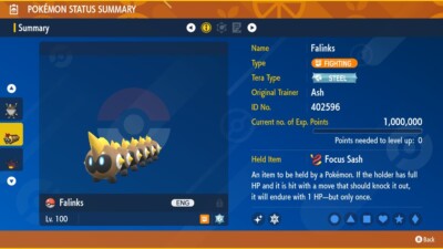 Shiny Falinks 6IVs Tera Type: Steel Pokémon Scarlet and Violet | eBay
