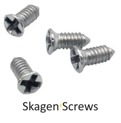 4x Steel Bracelet Fix SCREWS for Skagen Watch Straps Replacement Repair ...