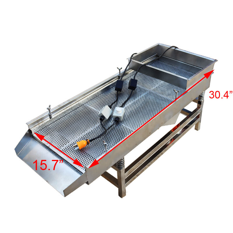 Industrial Linear Vibrating Screen Orbital Shaker 6mm Shaking Screen ...
